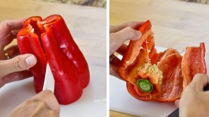 The Easiest Way To Cut A Bell Pepper – Fast Forward Fun